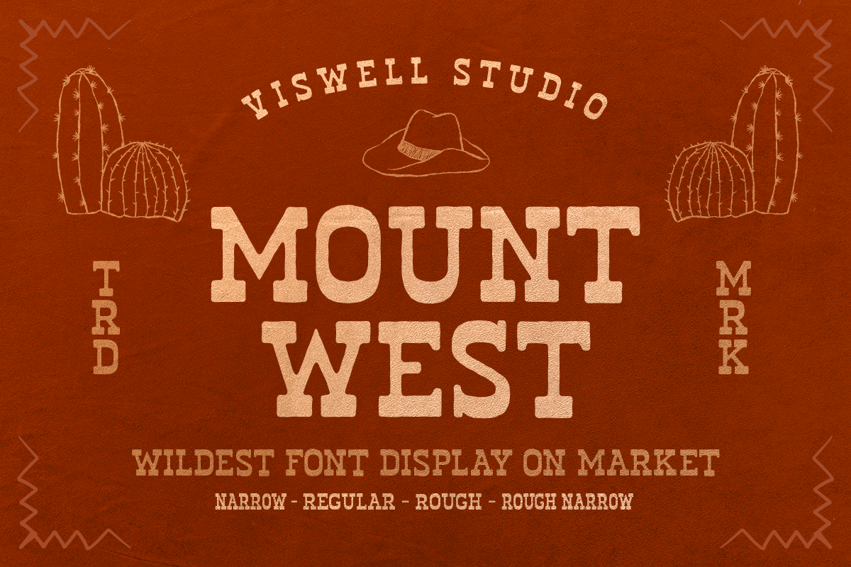 Mount West Font by Viswell Studio